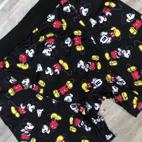 Disney | Underwear & Socks | Disney Mickey Mouse Mens Black Boxer ...